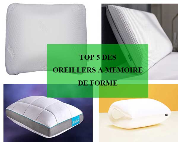 Comparatif des 4 meilleurs oreillers à mémoire de forme (2026)